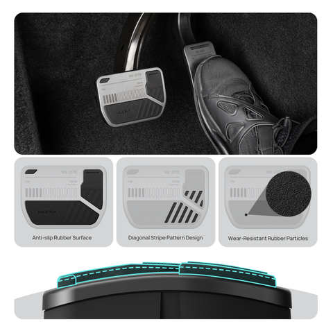 Alloy Foot Pedals (for Tesla Model 3 / Model Y) – HALO BLK Store Australia