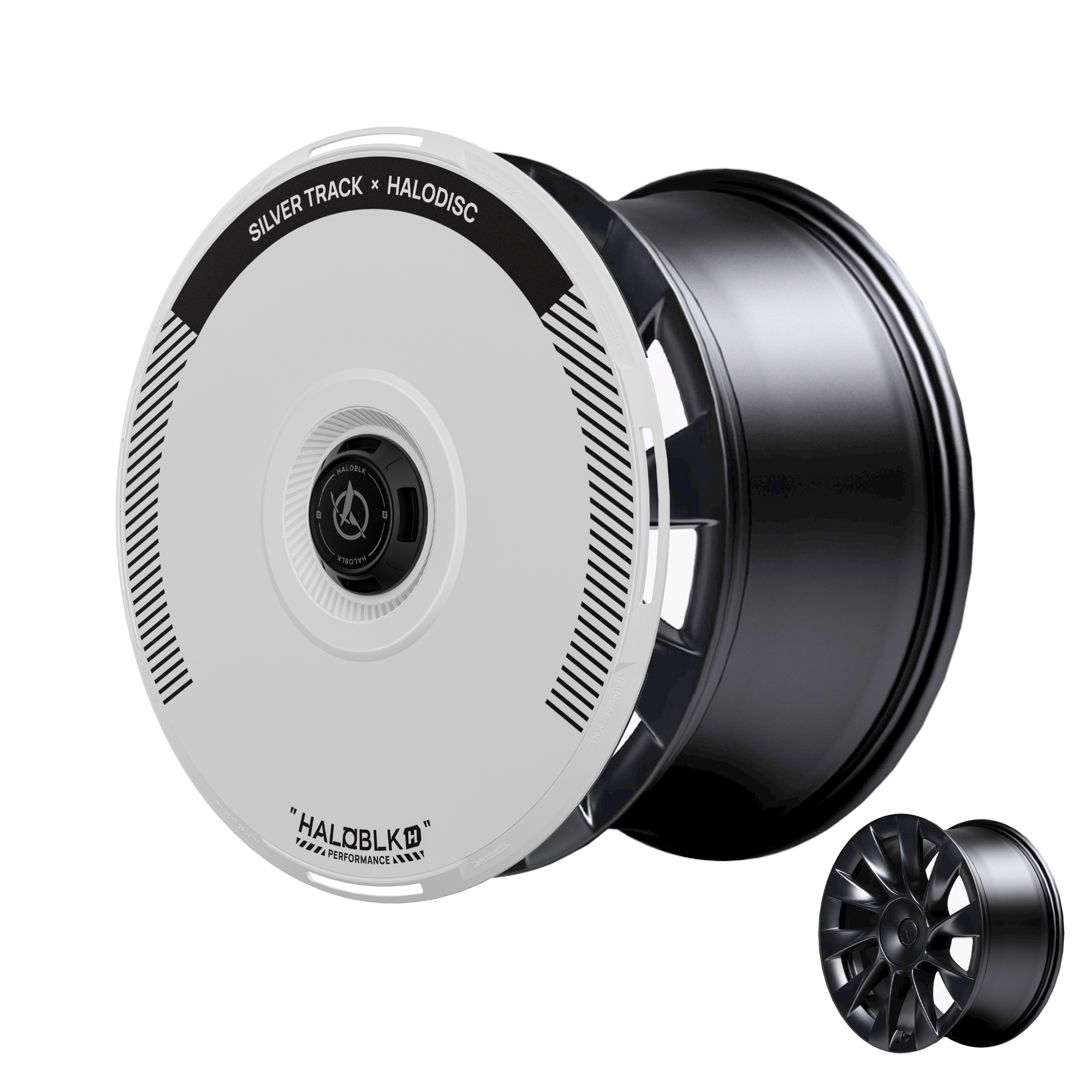 HaloDisc 2 Wheel Covers - Silver Track – HALO BLK Store Australia