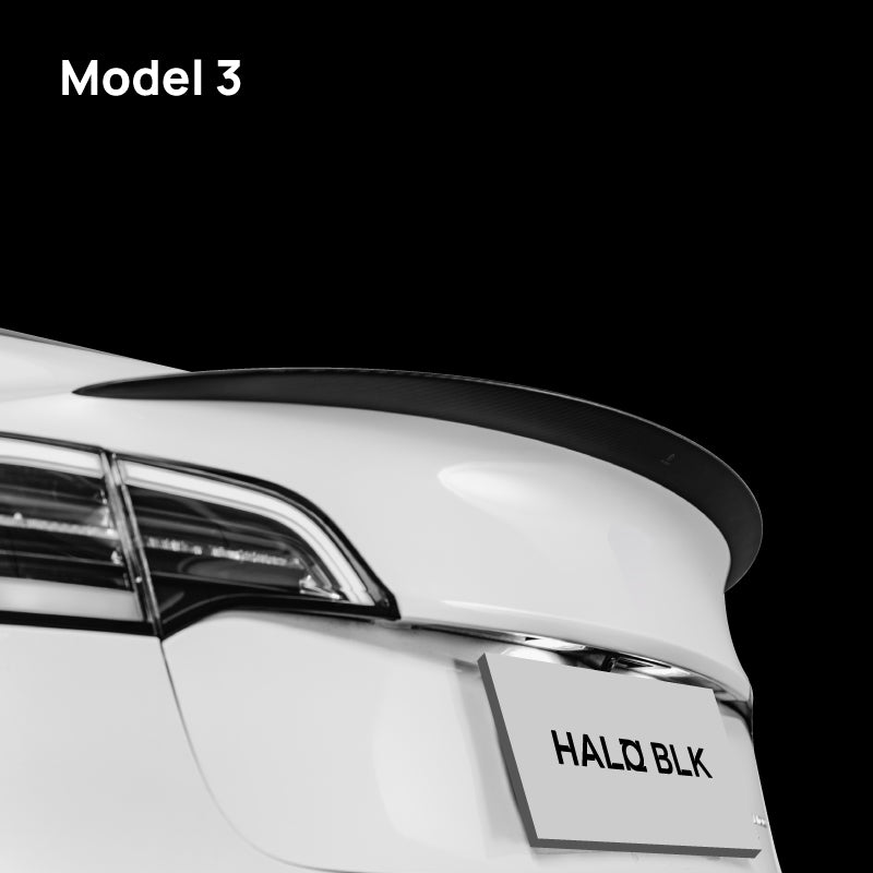 Dry Carbon Fibre Rear Spoiler (for Tesla Model 3 / Model Y)#N# – HALO ...